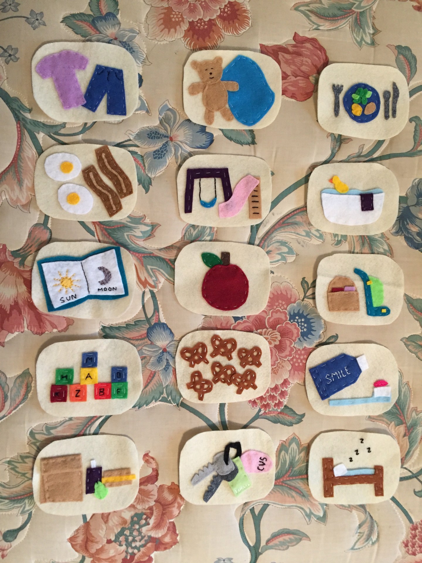 Felt Daily Activity Schedule « For the Love of Felt